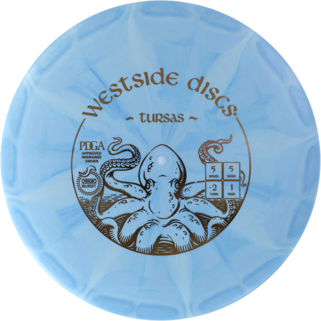 Westside Discs - Frisbeegolf Midrange - Origio Tursas - Blå/Hvit Burst ...
