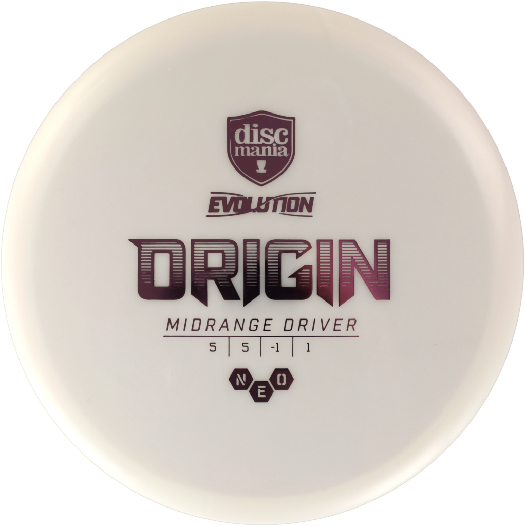 Discmania - Frisbeegolf Midrange - NEO Origin - Hvit - Norsk Frisbeegolf